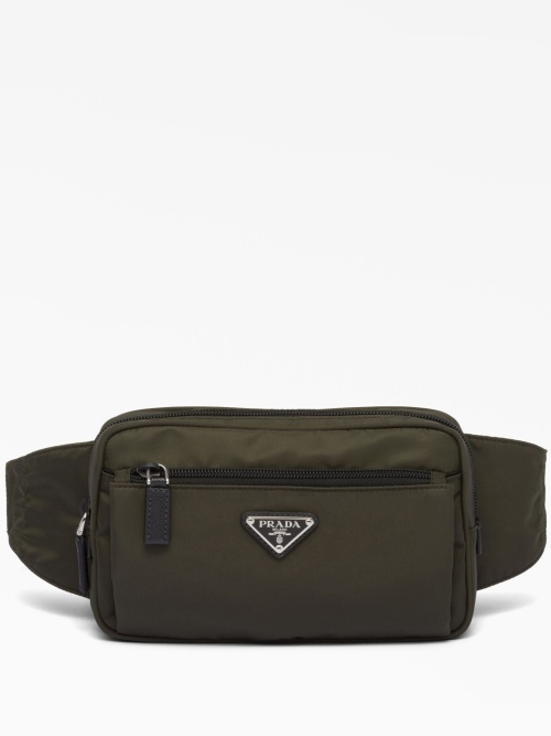Re Nylon and Saffiano leather belt bag Prada Dropp Market. 250 Leam Farfetch Tessabit MyTheresa