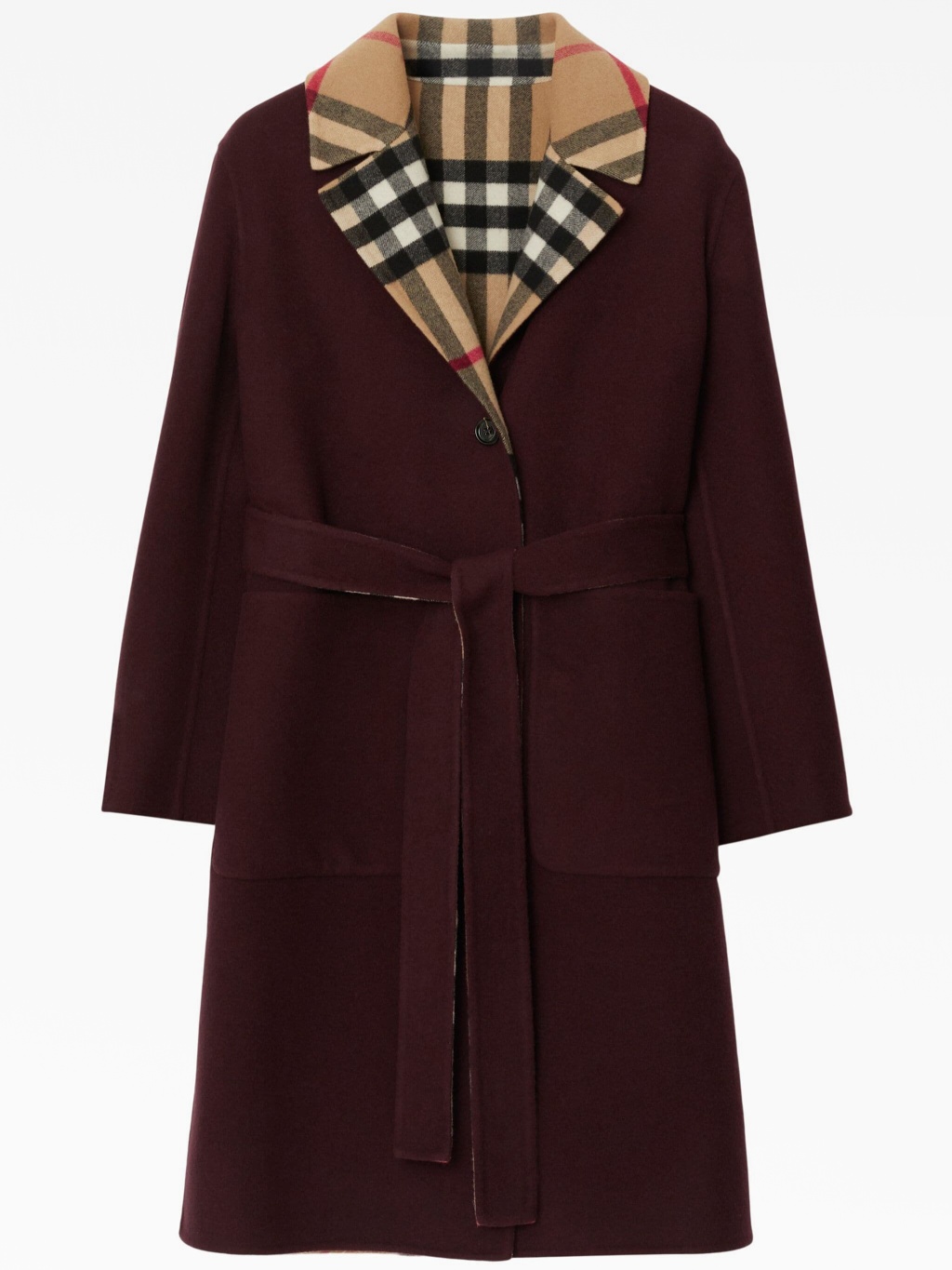 Burberry coat wool store